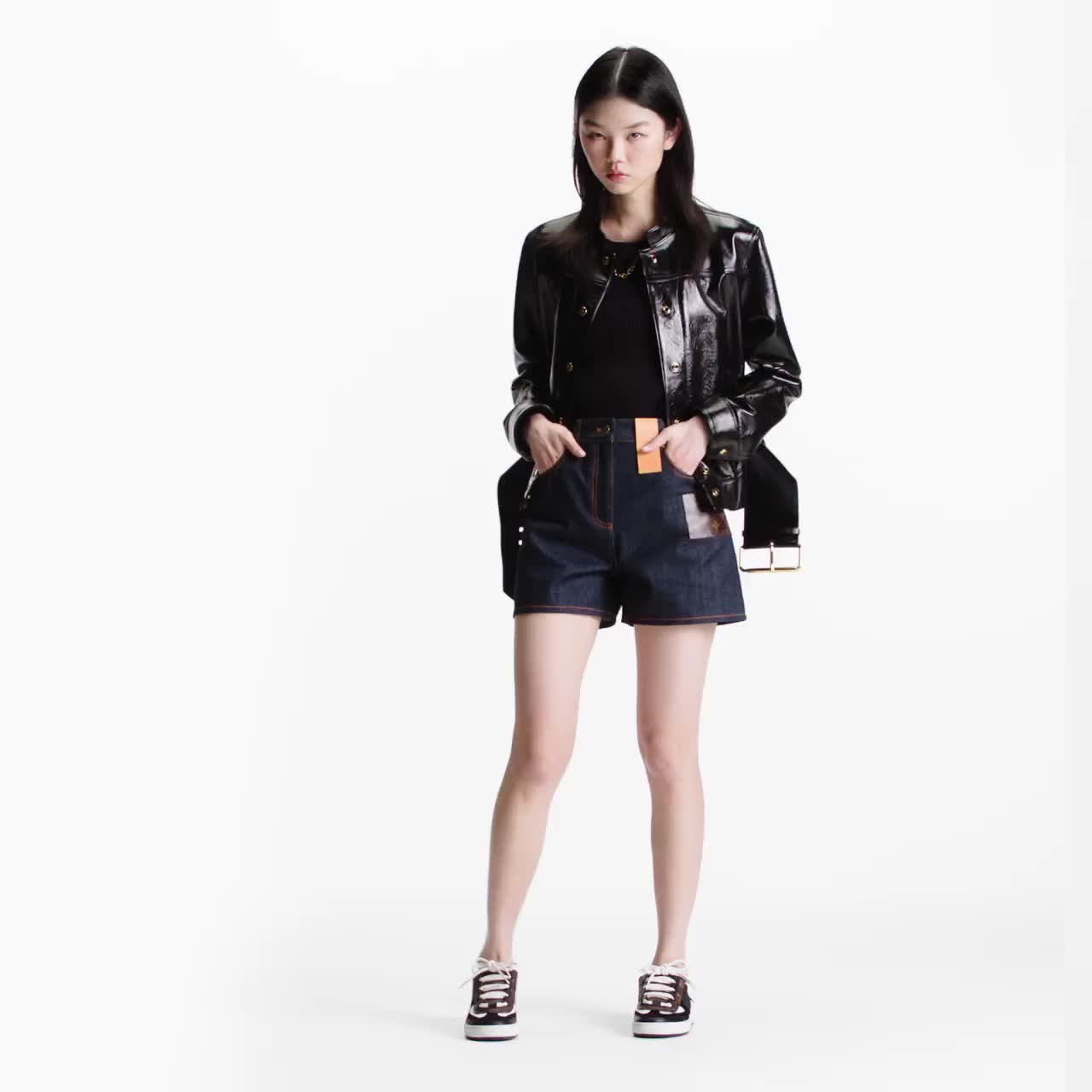 Lous Open Back Trainers - Luxury Black | LOUIS VUITTON