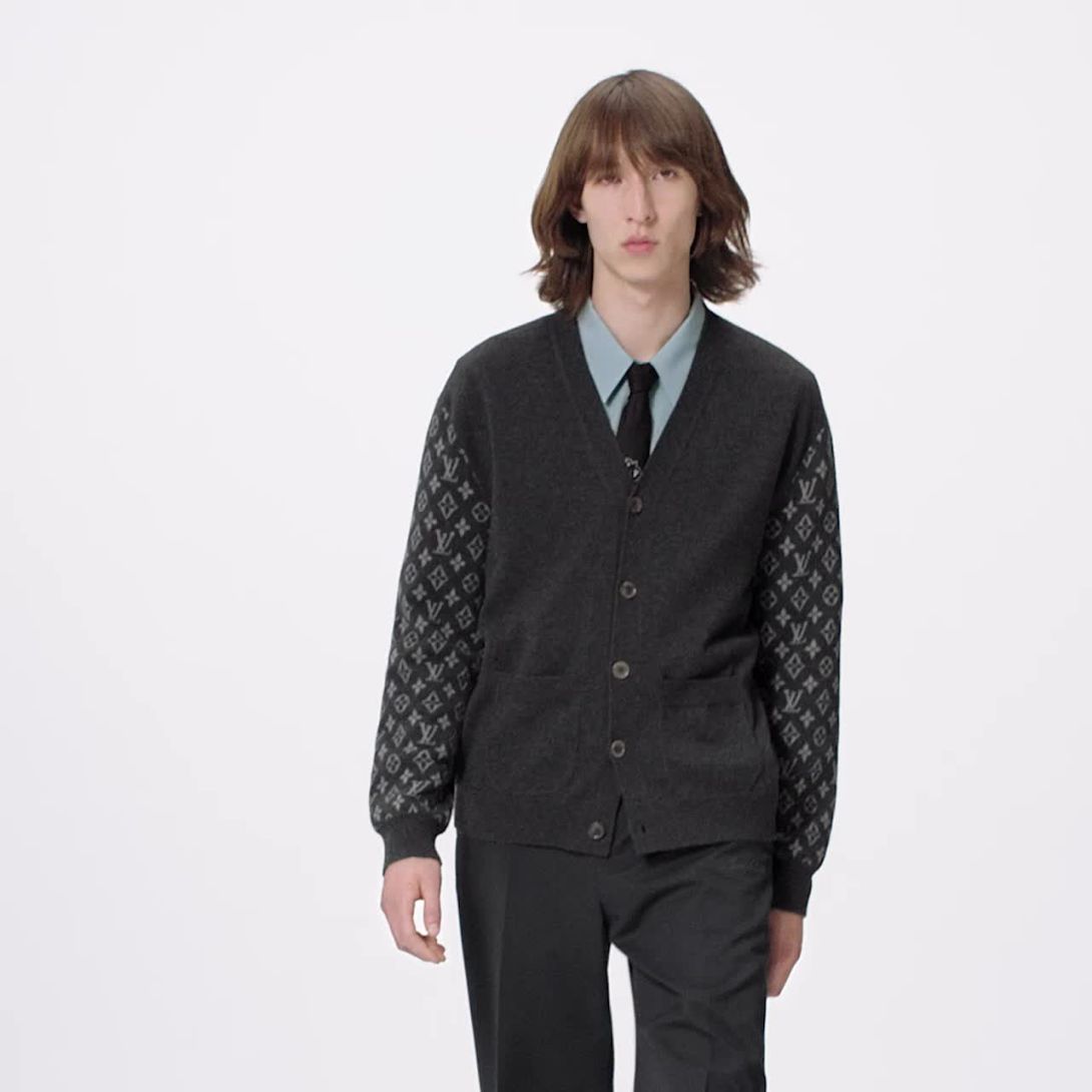 Monogram Mix Cashmere Cardigan - Men - Ready-to-Wear | LOUIS VUITTON