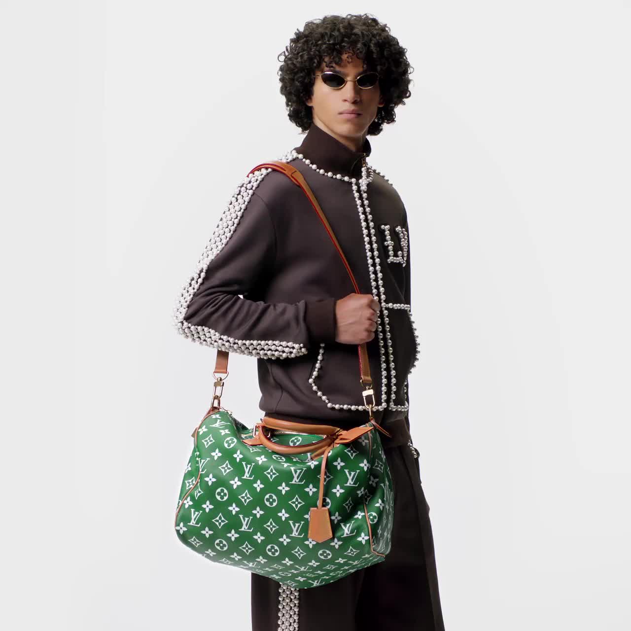 Sac Speedy P9 Bandoulière 50 Autres Cuirs Monogram - Homme de luxe | Nouveautés M46991 | LOUIS ...