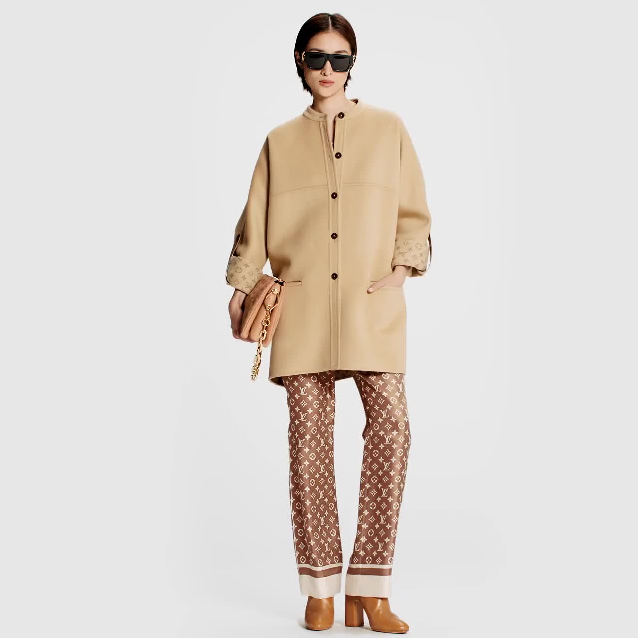 Boxy Button-Up Coat - Women - Ready-to-Wear | LOUIS VUITTON