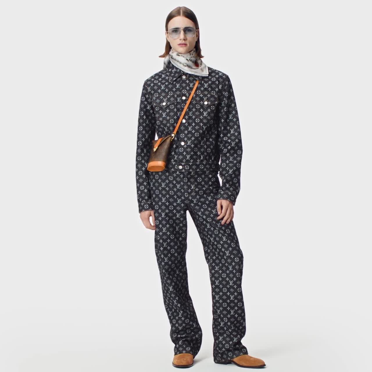 Monogram Jacquard Denim Skate Pants - Men - Ready-to-Wear | LOUIS VUITTON