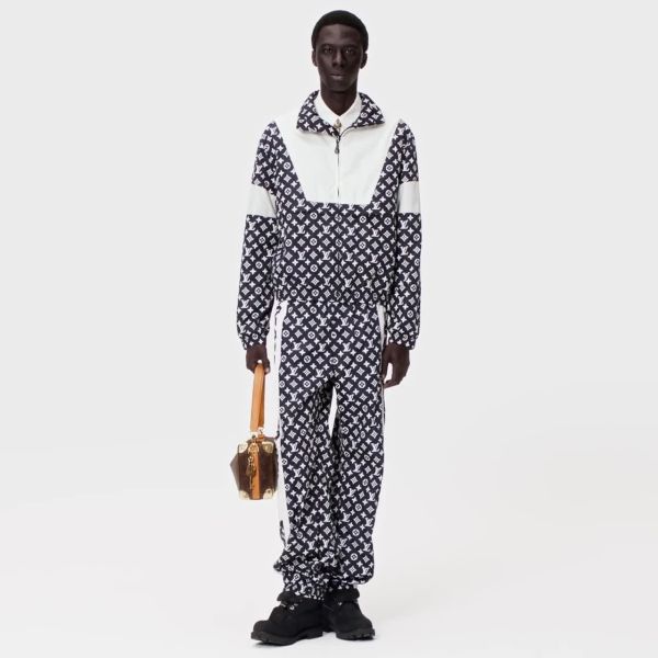 Monogram Printed Technical Track Pants - Men - Ready-to-Wear | LOUIS VUITTON