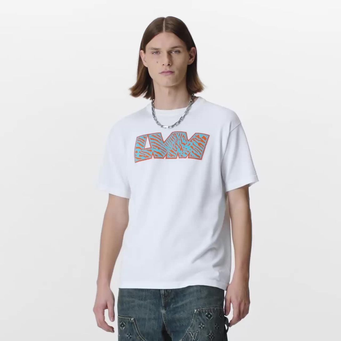 Short-Sleeved Cotton Crewneck - Men - Ready-to-Wear | LOUIS VUITTON