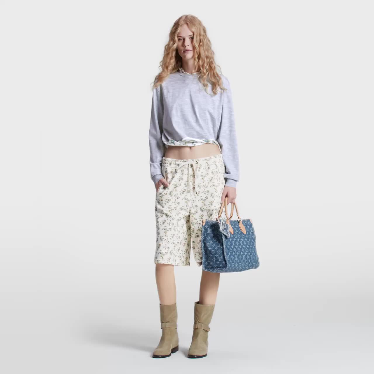 Floral Monogram Hem Sweater - Women - Ready-to-Wear | LOUIS VUITTON